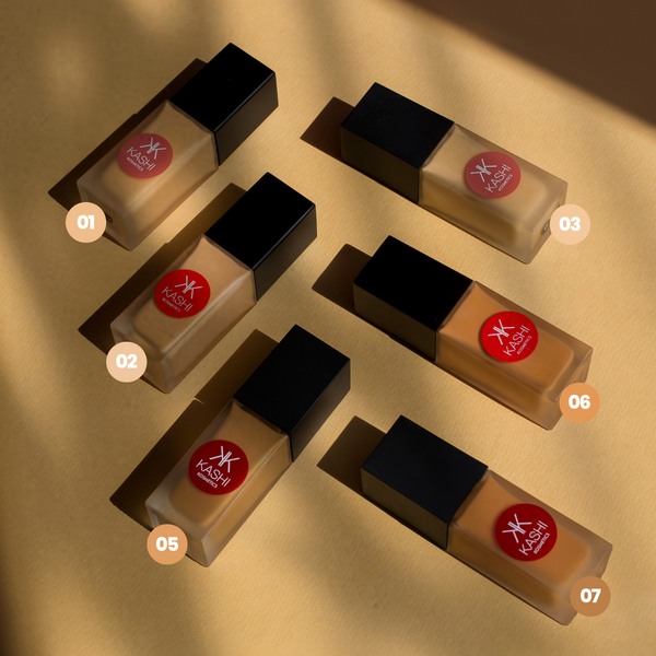Kashi™ Kosmetics Longwear Foundation with SPF 15 – kashi.shop